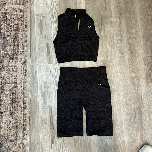 Gymshark | Shorts | Gymshark Black Workout Set | Poshmark